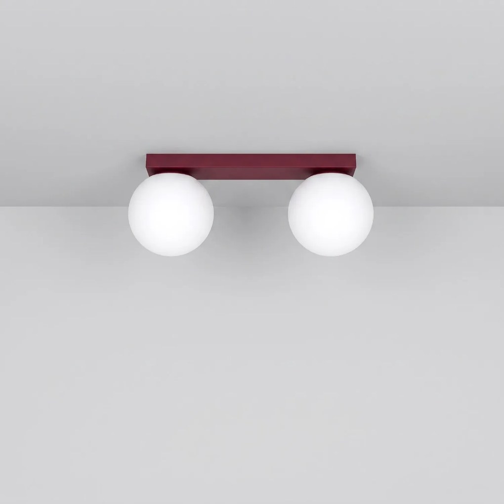 Sollux Lighting Stropní svítidlo YOLI 2 bordó