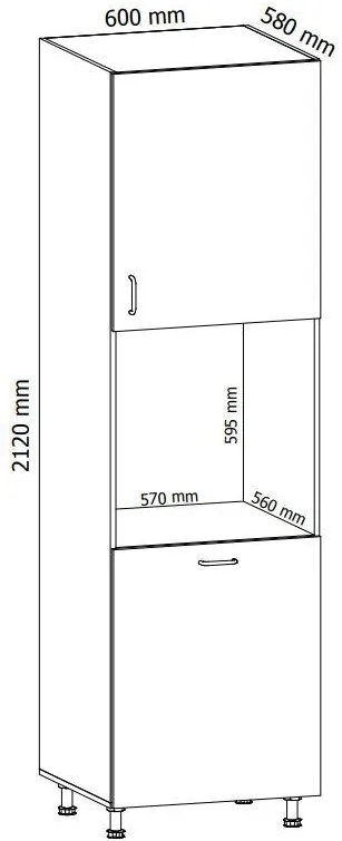 Kuchyňská linka ASPEN b | 300x230 cm | zásuvky METALBOX | SOKL v CENĚ | bílá lesk