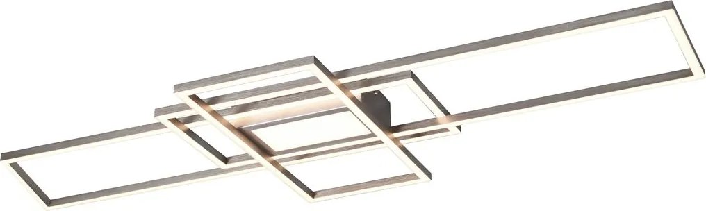 Trio Leuchten IRVINE LED stropní svítidlo nikl, 7100 lm, 60 W