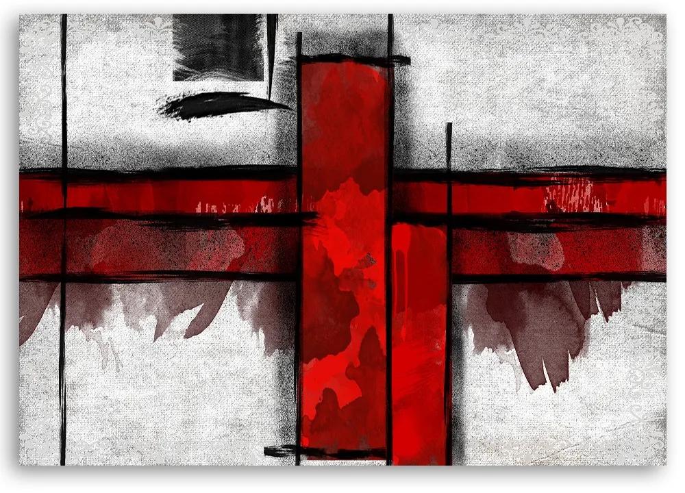Gario Obraz na plátně Červené obdélníky Rozměry: 60 x 40 cm