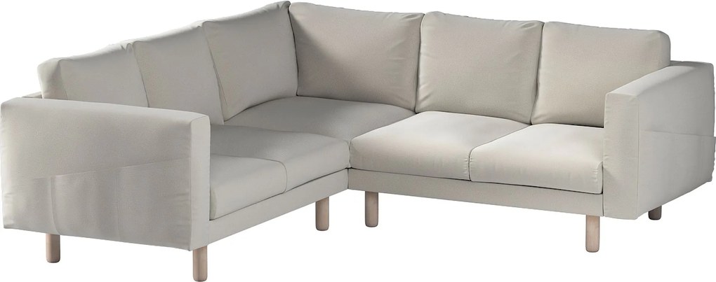 Potah na pohovku IKEA Norsborg rohová 4-místná barva šedá látka sametová