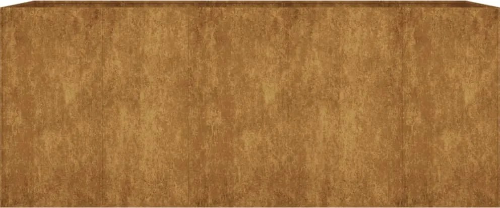 vidaXL Zahradní vyvýšený záhon 200 x 80 x 80 cm cortenová ocel [824539]