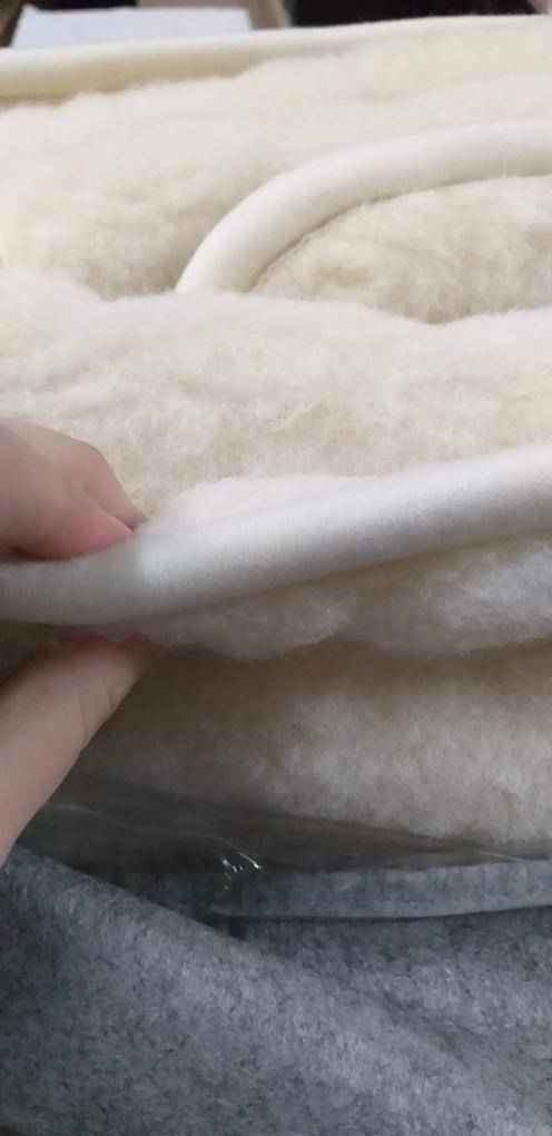 Wooline Vlněná přikrývka Siberian, Australské Merino, oboustranná 215x200 cm