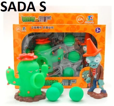 Silikonové figurky ze hry Plants vs Zombies 2 Set: sada S