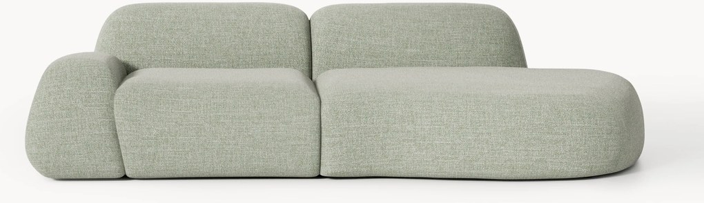 Modulární bouclé pohovka Wolke, 3místná