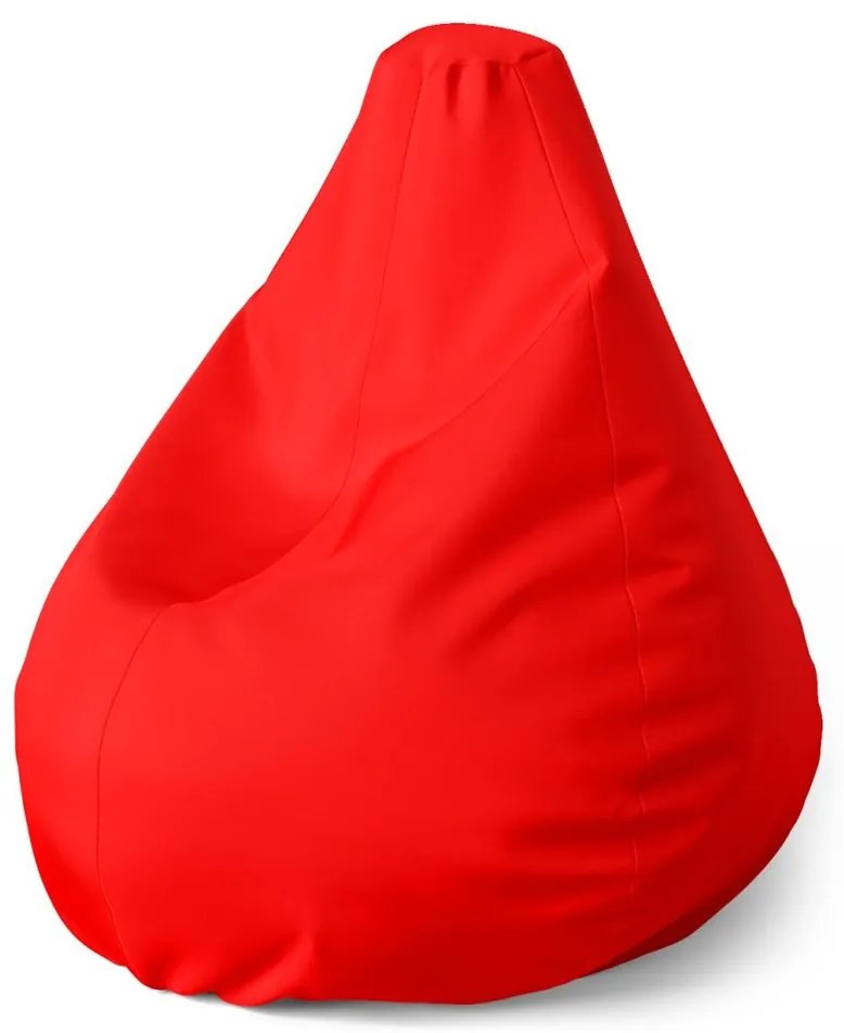 Sedací vak Pear červená - dětský, červená