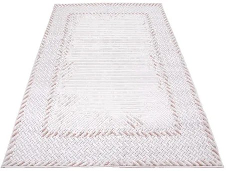 Koberec BUTIK 347 krémový / hnědý