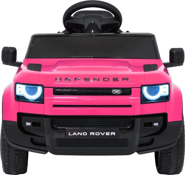 Elektrické autíčko Land Rover Defender růžové