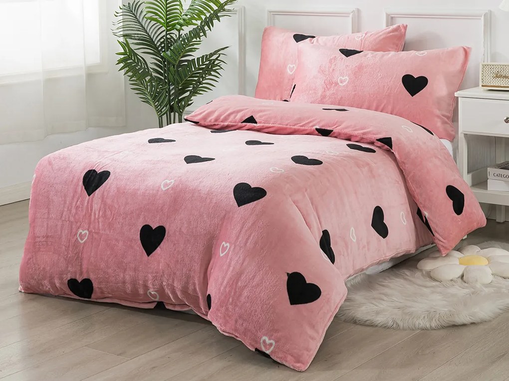 XPOSE® Mikroplyšové povlečení LOVE Exclusive