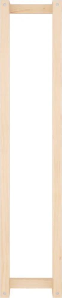 vidaXL Věšák na ručníky 23 x 18 x 110 cm masivní borové dřevo [833271] Barva: Přírodní