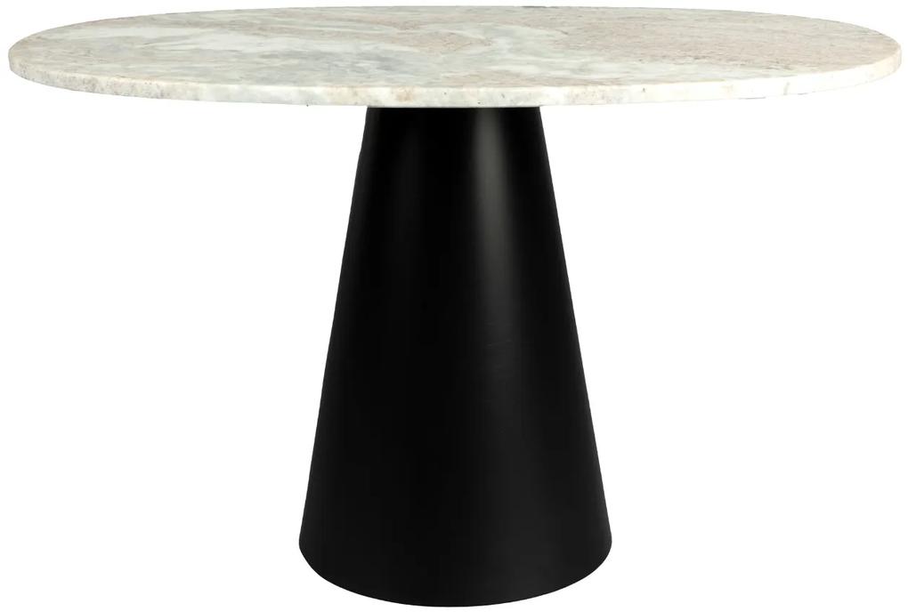 OnaDnes -20% Bílý mramorový konferenční stolek DUTCHBONE JARED 70 x 35 cm