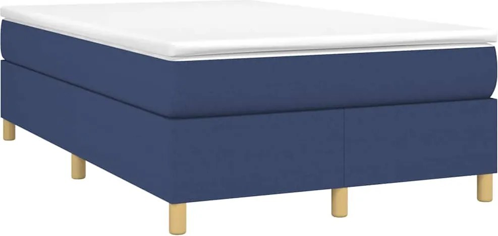 Box spring postel s matrací černá 120x190 cm textil 3269696