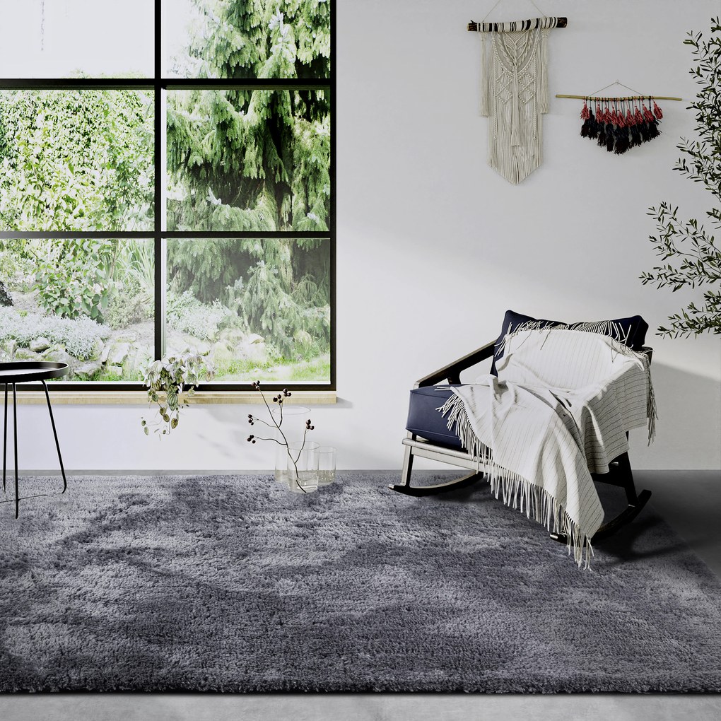Hanse Home, Kusový koberec Myk 106114 Grey, 120x170, šedá, ložnice
