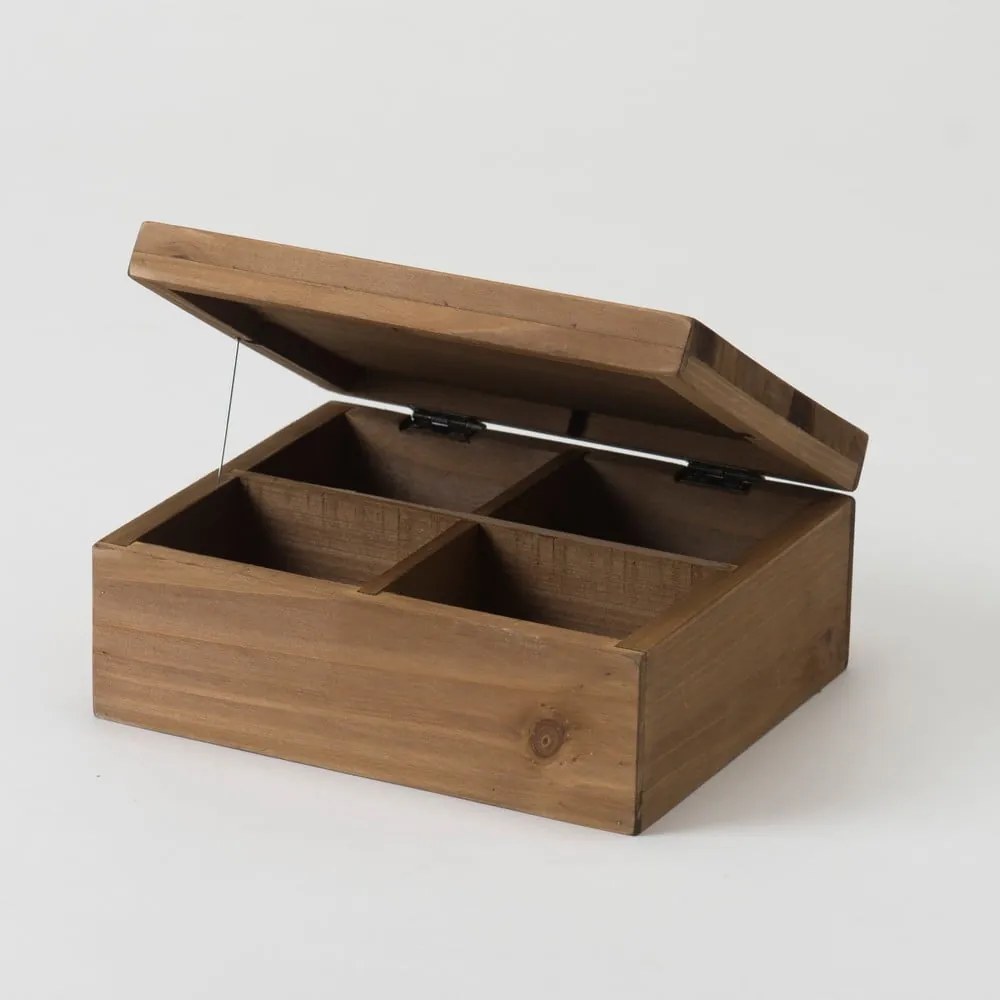 Úložný box z jedlového dřeva Compactor Vintage, šířka 18,2 cm