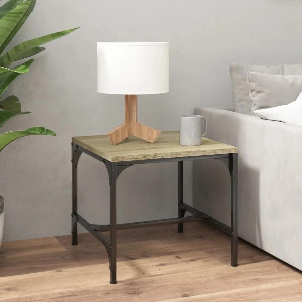 vidaXL Odkládací stolek 40 x 40 x 35 cm kompozitní dřevo [819408] Barva: Černá