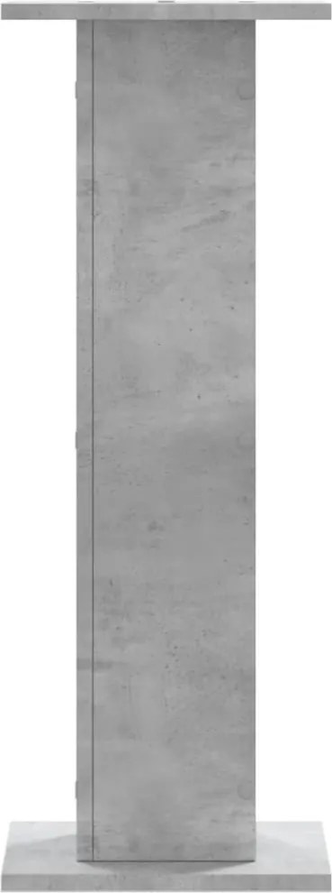 Stojany na rostliny 2 ks betonově šedé 30 x 30 x 80 cm kompozit 3307867