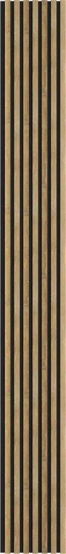 Mexen Lam-F, akustické stěnové lamely 275 × 31,5 cm, filc 6 mm, dub medový, S105-275317-2812-066