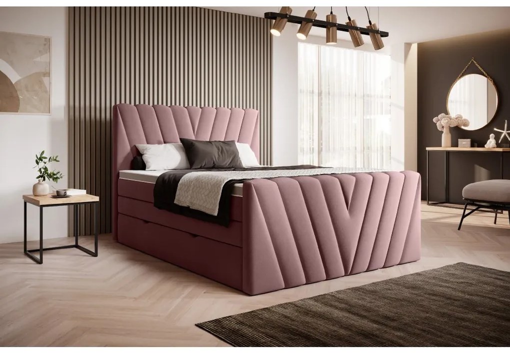 Candice boxspring postel 140X200 Materiál / Dekor: Poco 4