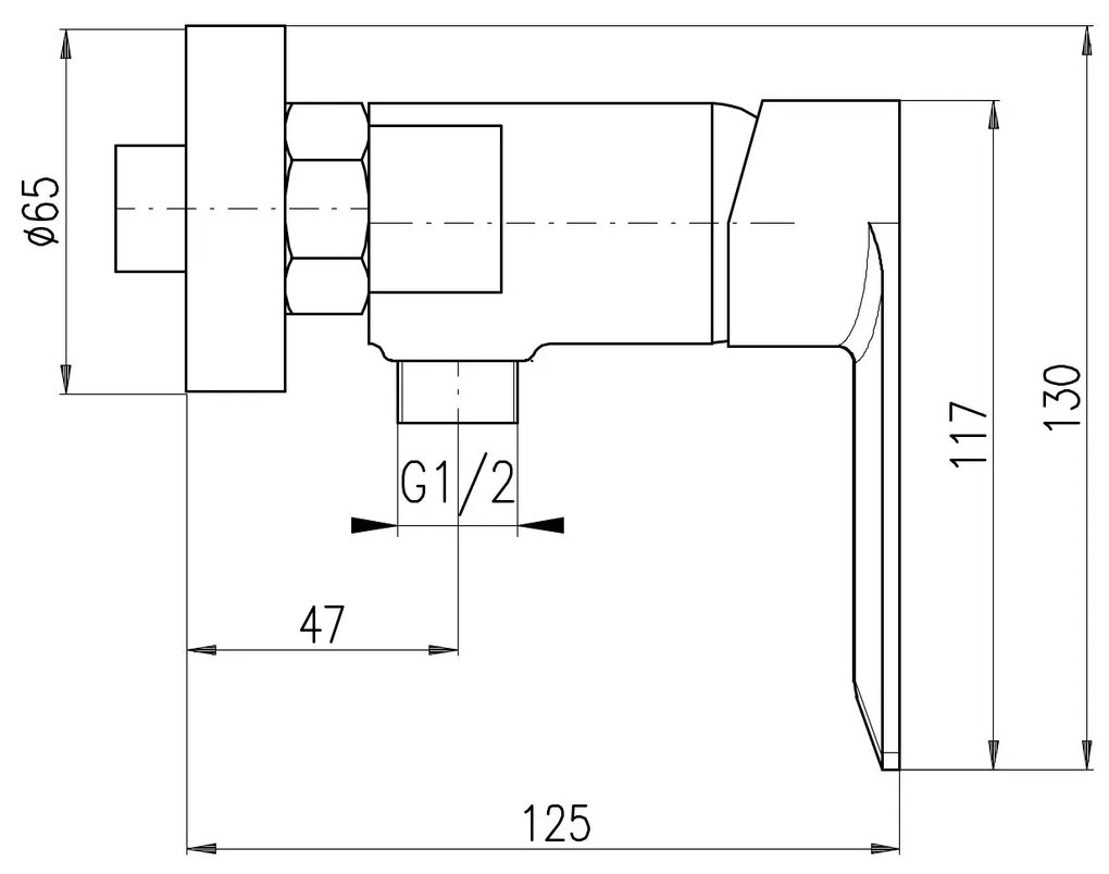 Slezák Rav Nil sprchová baterie nástěnná 150 mm černá NL181.5CMAT