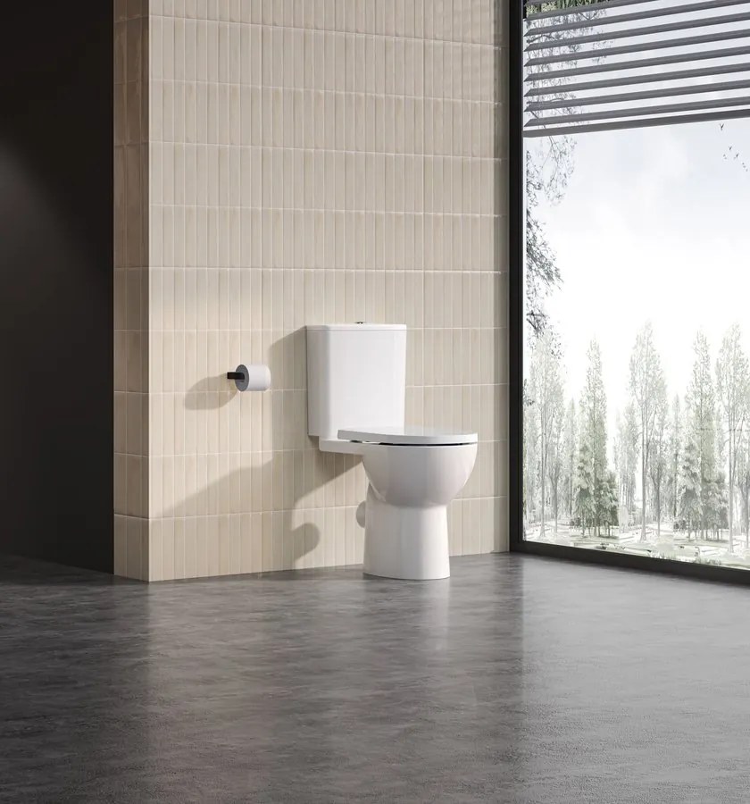 Sapho Sapho, SANIVEX kombi WC, zbylé sezení, Rimless, spodní/zadní odpad, bílá, PC108WR