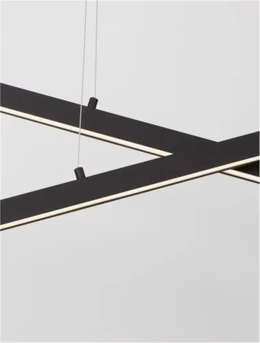 Závěsné LED svítidlo NOVA LUCE X-LINE 40W 3000K 9060920 stmívatelné Triac