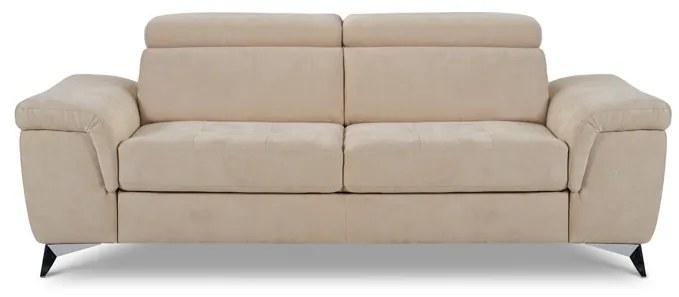 Pregio Italia sofa&relax Rozkládací pohovky Bright Provedení: 2 místná rozkládací + rohové ukončení, Vzorník látek: tekno fibra 06 light grey