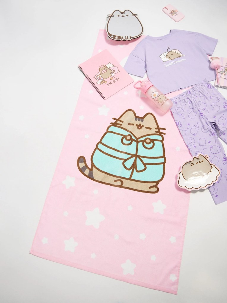 Sinsay - Ručník Pusheen the Cat - růžová
