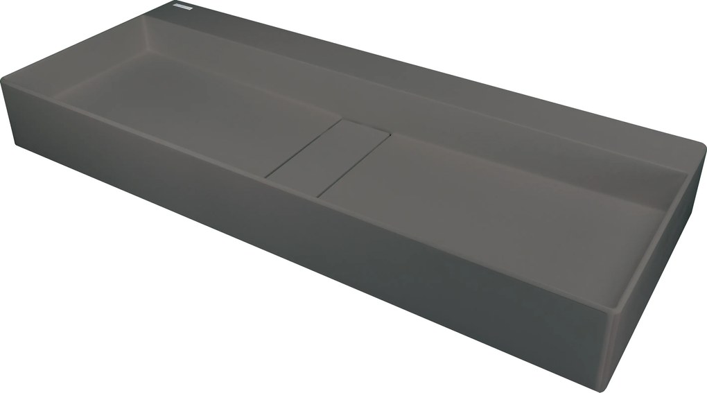 Deante Blur, granitové umyvadlo na desku 800x400x120 mm, antracitová metalíza, DEA-CQB_TU8S
