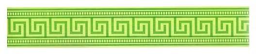 Bordura samolepící Řecko zelené - šířka 5cm x délka 5m
