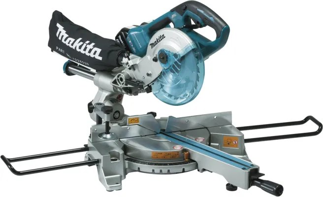 Makita DLS714NPT2 aku pokosová pila 190mm, Li-ion LXT 2x18V/5,0 Ah