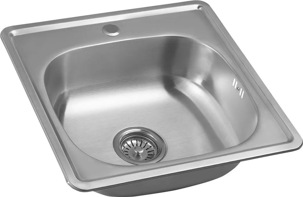 Aqualine Aqualine, Nerezový dřez 48x18x48cm, AQ4848B