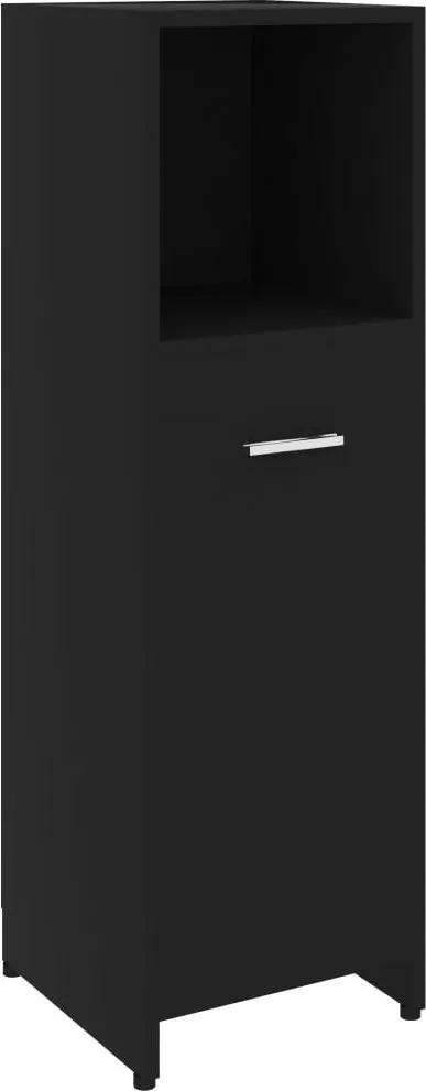 vidaXL Koupelnová skříňka 30 x 30 x 95 cm dřevotříska [802596] Barva: Betonová šedá