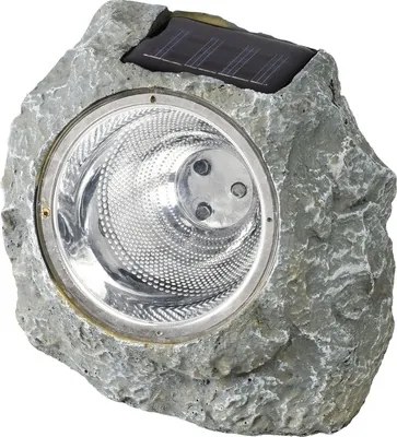 LED solární osvětlení kámen