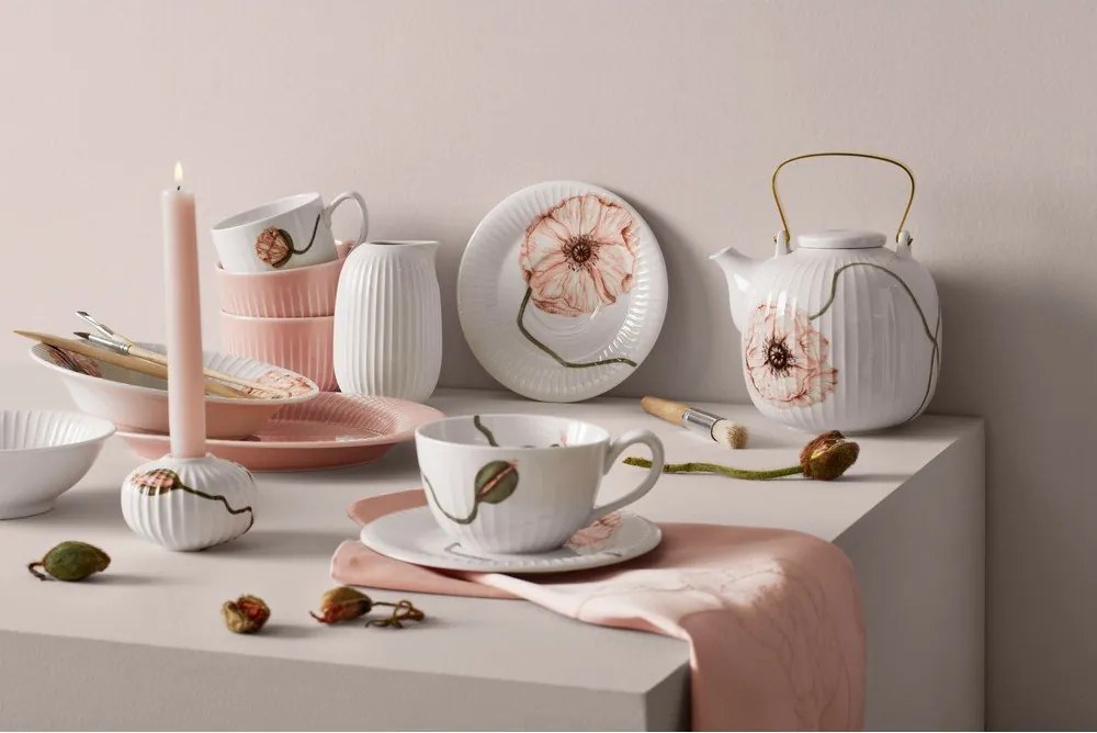 Bílý porcelánový šálek 380 ml Hammershøi Poppy – Kähler Design