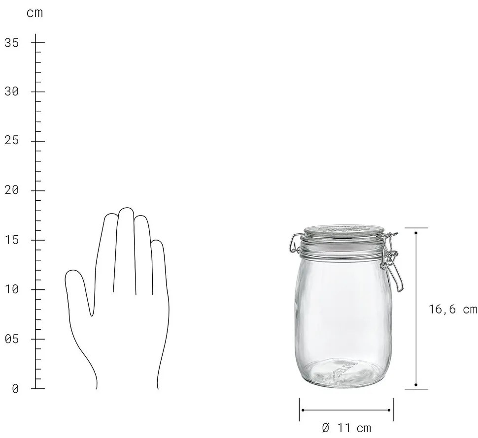 MASON'S Zavařovací sklenice 1000 ml