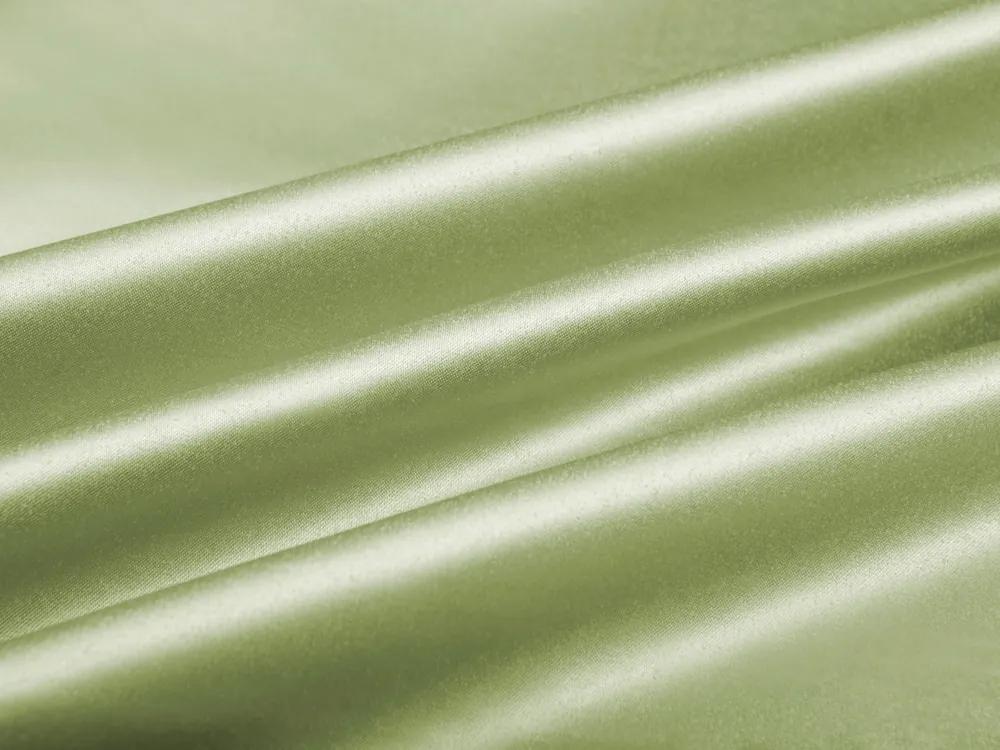 Biante Saténový čtvercový ubrus polyesterový Satén LUX-025 Olivově zelený 120x120 cm
