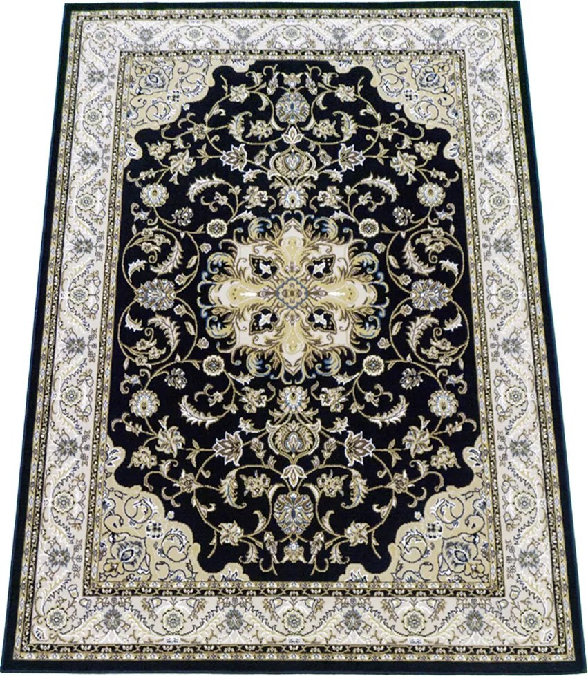 BE Koberec Shahrazad 4800 NAVY – námořnicky modrý, obdélníkový Rozměr: 60x100 cm