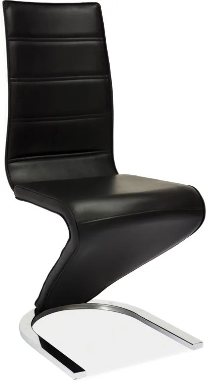 Casarredo Jídelní čalouněná židle H-669 černá/bílá