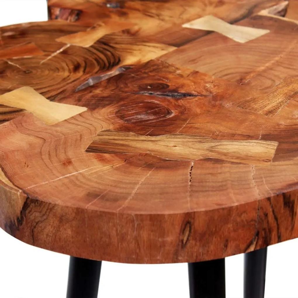 vidaXL Barový stůl ze špalku masivního akáciového dřeva 90x60x110cm [243959]