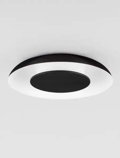 LED stmívatelné černo-bílé designové stropní svítidlo Epos