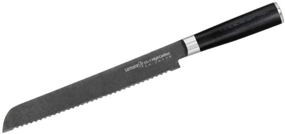 Kuchyňský nůž samura mo-v stonewash nůž na chleba 23 cm (sm-0055b)