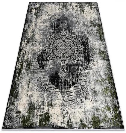 Moderní koberec VINCI 1516 Růžice vintage Strukturální slonová kost velikost 140x190 cm | krásné koberce cz