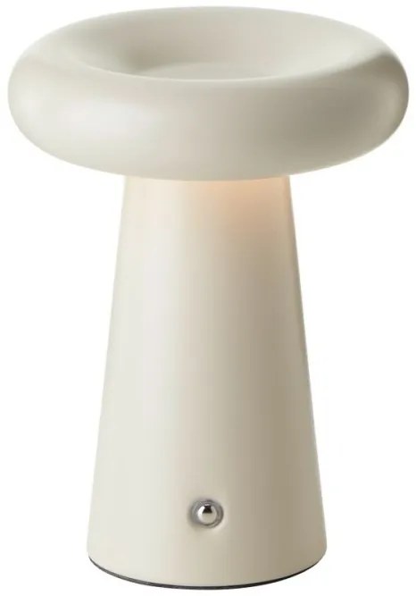 Brilliant G40895/09  Venkovní AKU stolní lampa MUFFIN béžová  USB-A