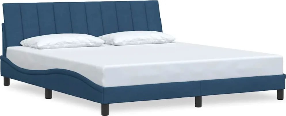 Rám postele bez matrace Hanko modrý 180 x 200 cm textil 3310411