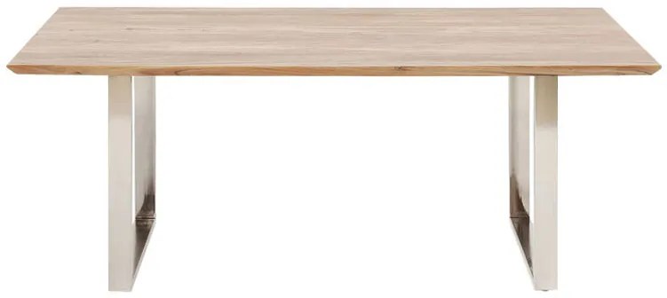 Symphony Tmavý stůl Aadic Brown/Chrome 160x80