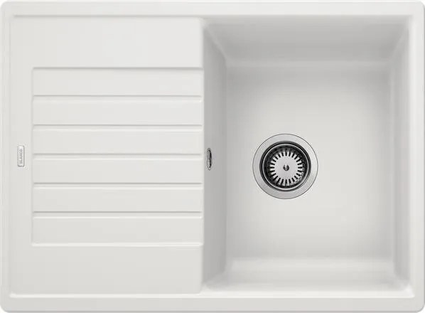 Blanco Zia 45 S Compact, silgranitový dřez 680x500x190 mm, 1-komorový, bílá, BLA-524725