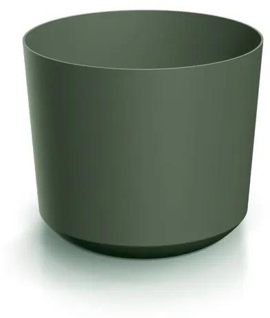 PROSPERPLAST Květináč - TUBO Průměr: 12,8 cm, Barva: zelená
