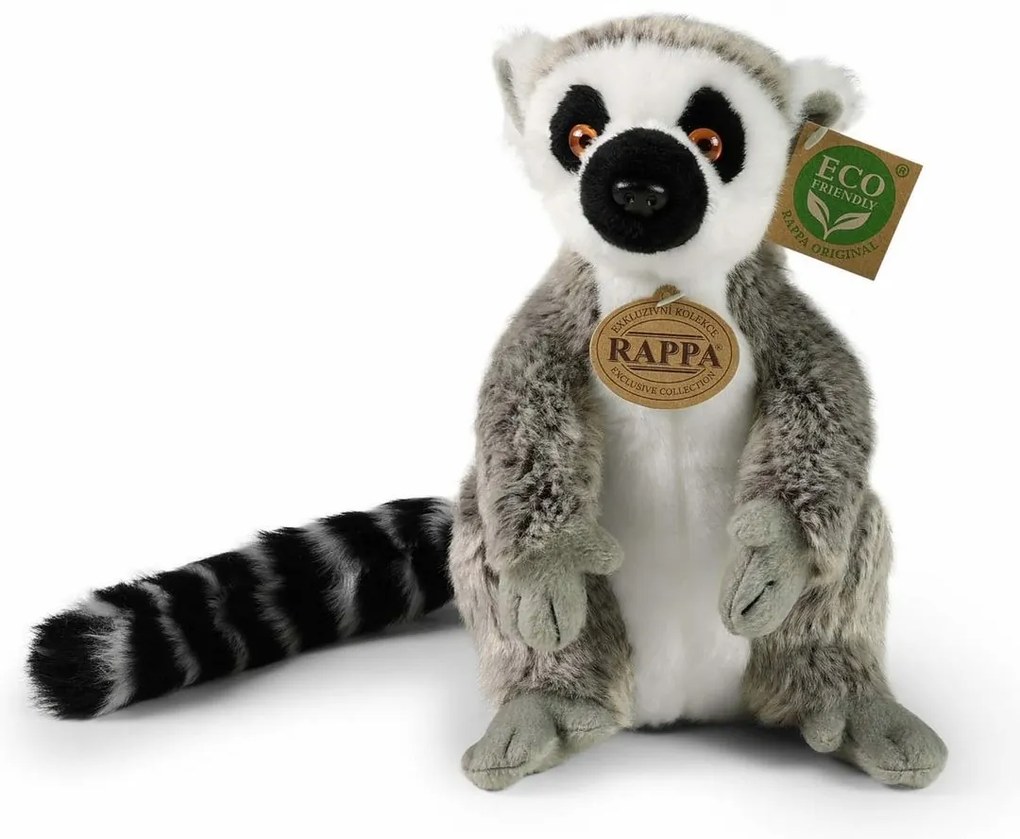 Rappa Plyšový lemur 22 cm ECO-FRIENDLY