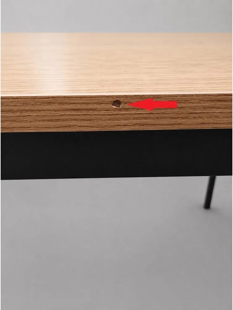 Jídelní stůl v dekoru dubu 80x160 cm Seaford - II. jakost – Actona