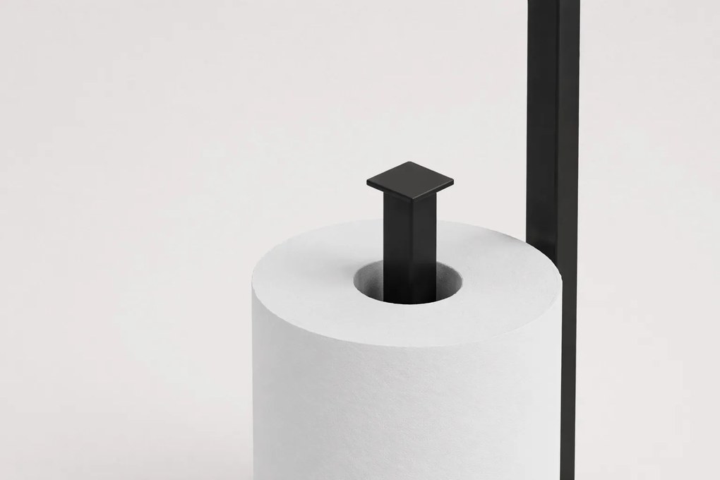 Stojan na toaletní papír PAPER STAND KS-44 černý 64 cm